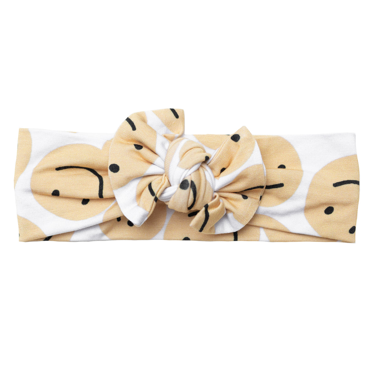Happy Face Knot Bow – Little Pajama Co.